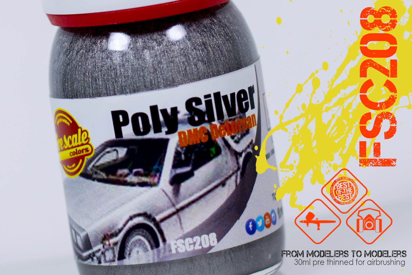 Poly Silver DMC Delorean