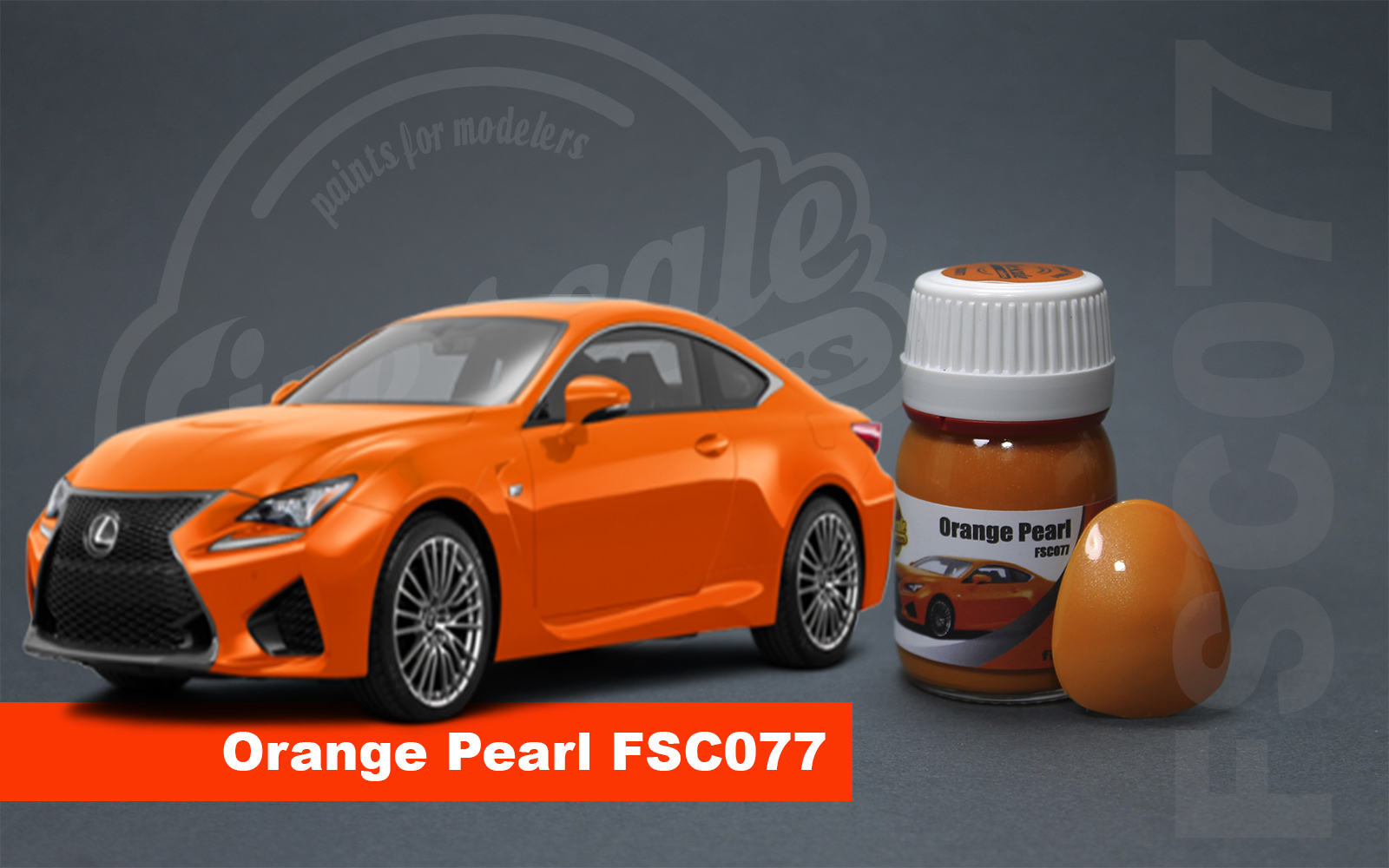 Matte Orange Car Paint