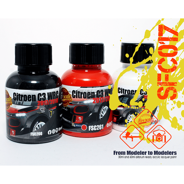 Citroen C3 WRC 2017/2018 - Set Color