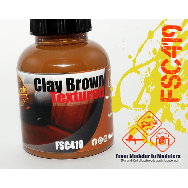 Clay Brown Textured Design