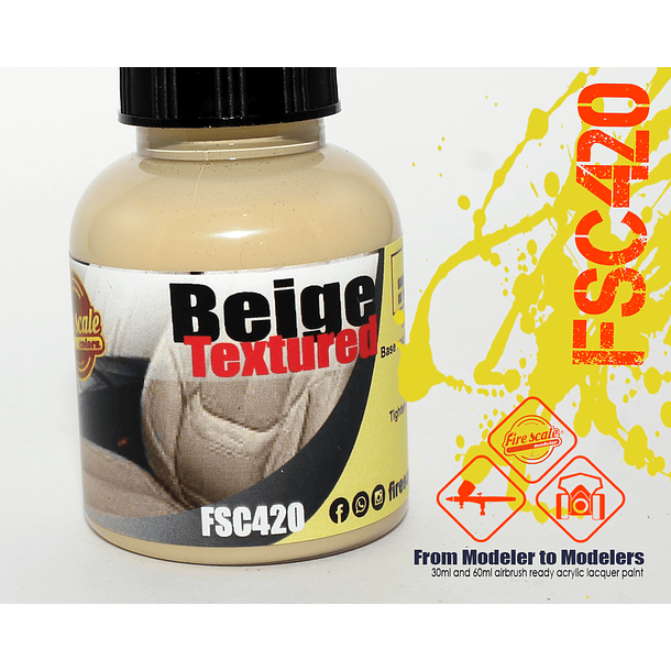 Beige Textured Design