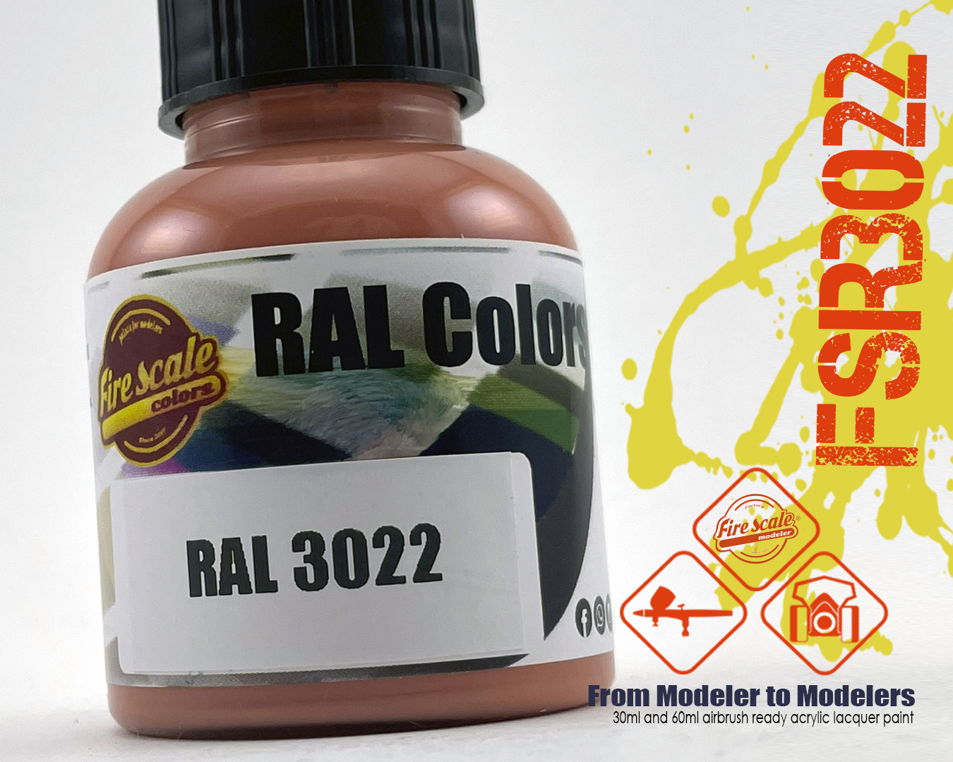 Ral 3022 Rose saumon