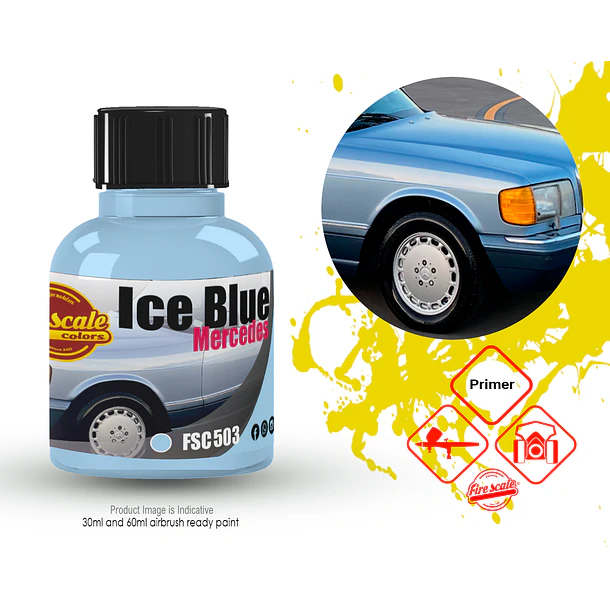Ice Blue Mercedes
