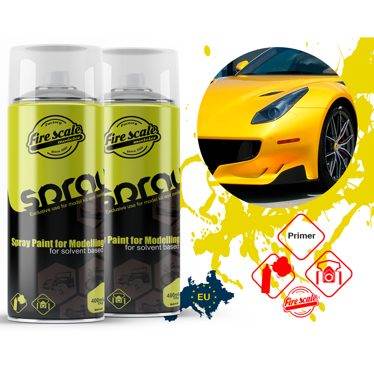 Giallo Triplo Strato Ferrari 400ml