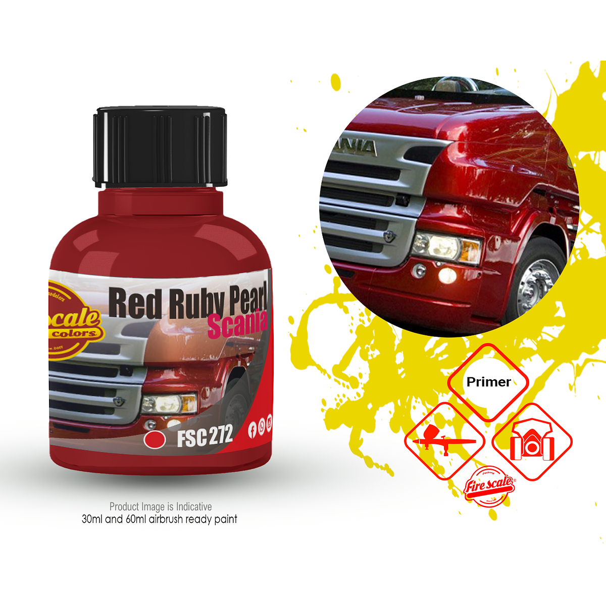 Red Ruby Pearl Scania