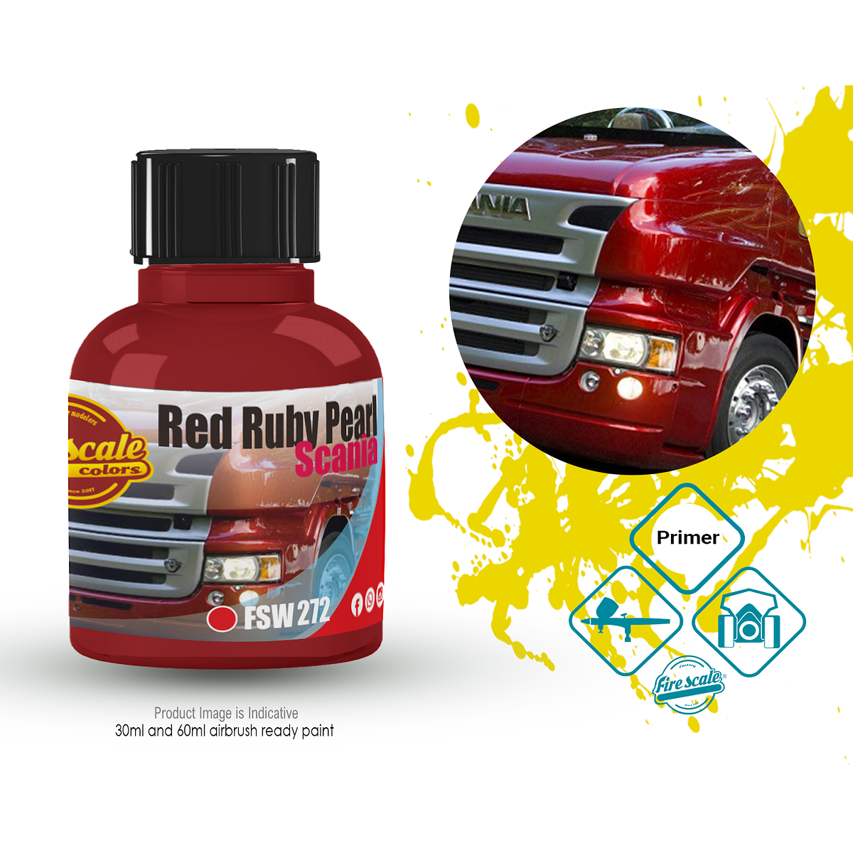 Red Ruby Pearl Scania