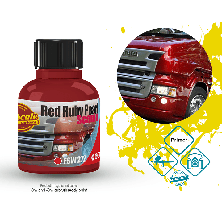 Red Ruby Pearl Scania