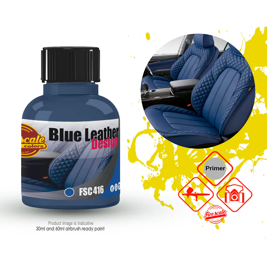 Blue Leather Design