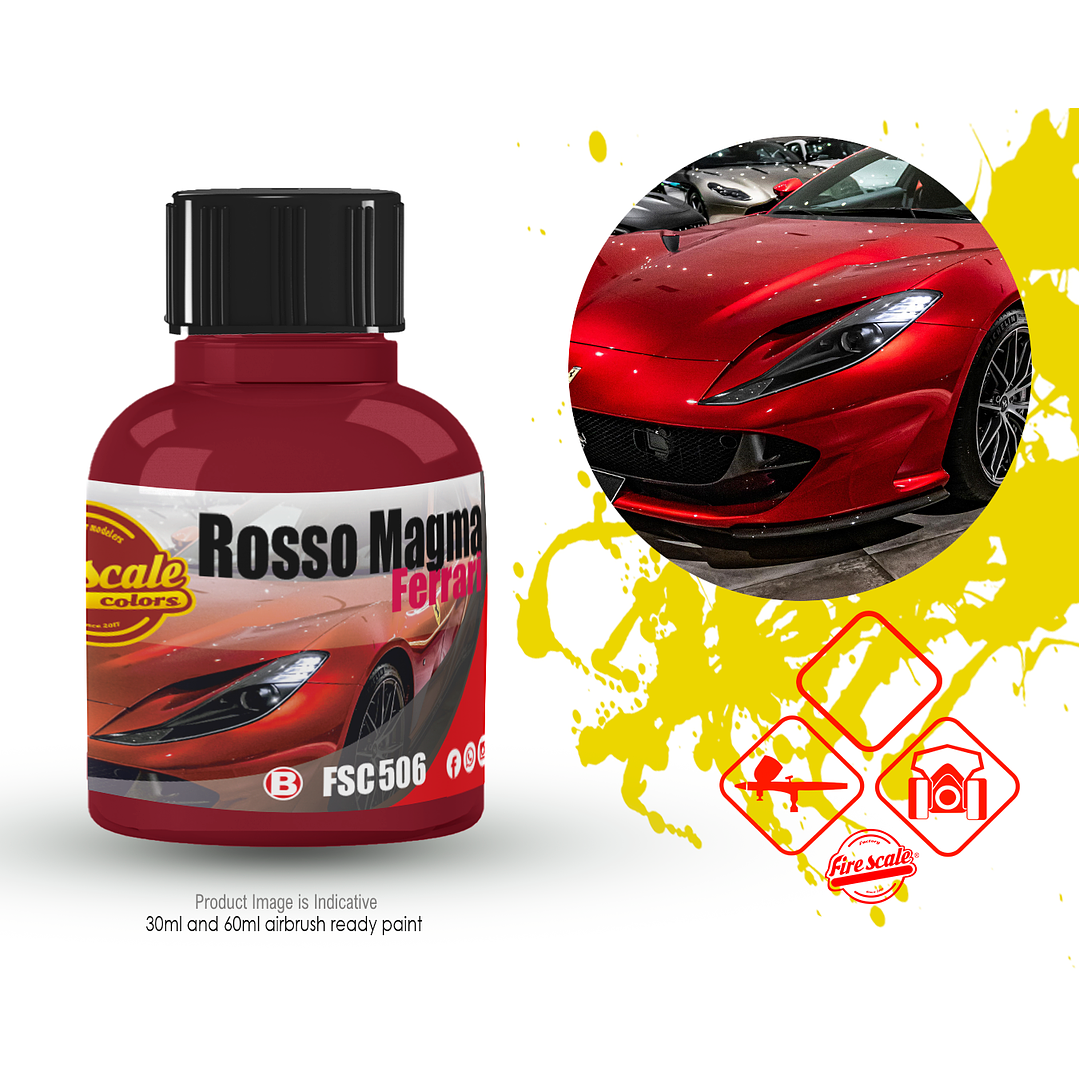 Rosso Magma Ferrari + Base