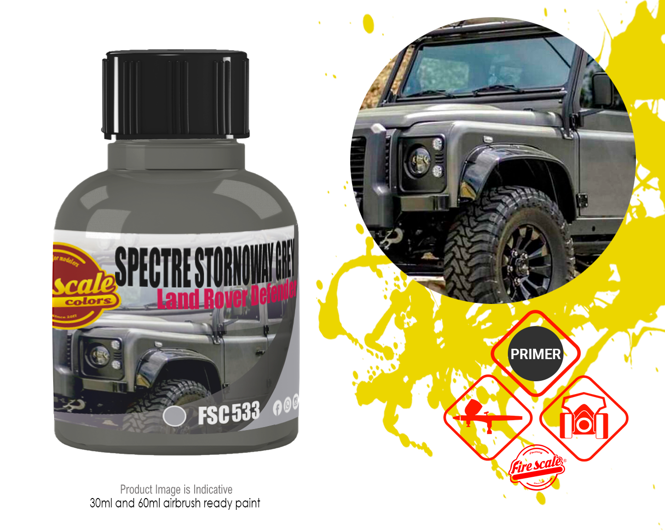 Spectre Land Rover Defender Colors