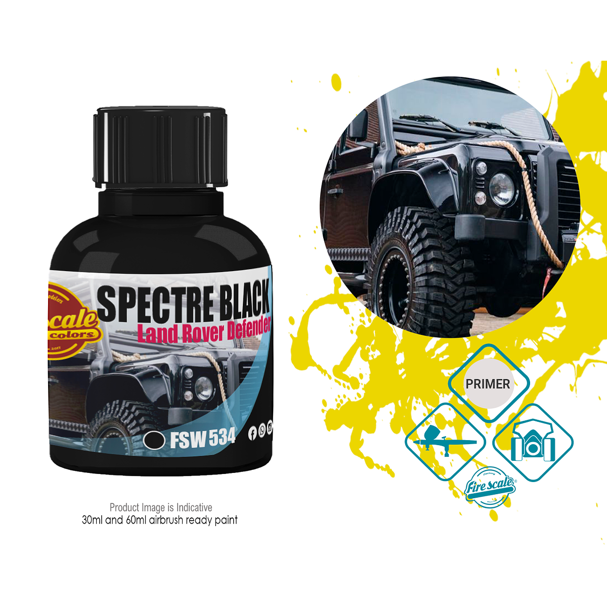 Spectre Land Rover Defender Colors