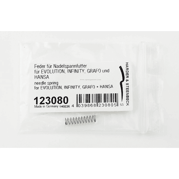 Needle spring for EVOLUTION, INFINITY, GRAFO, HANSA