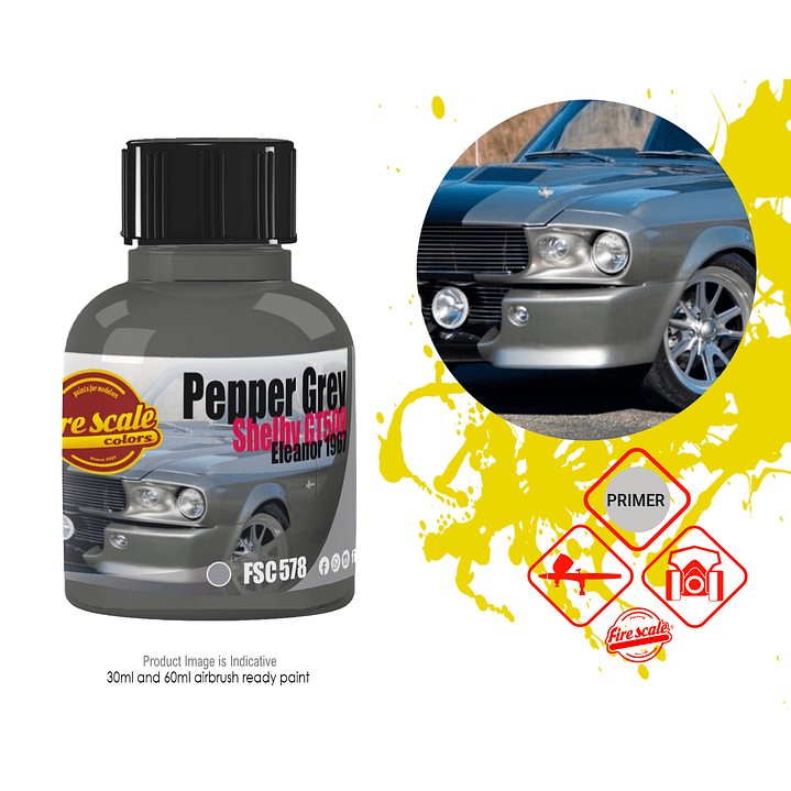 Eleanor 1967 Shelby GT500 Pepper Grey