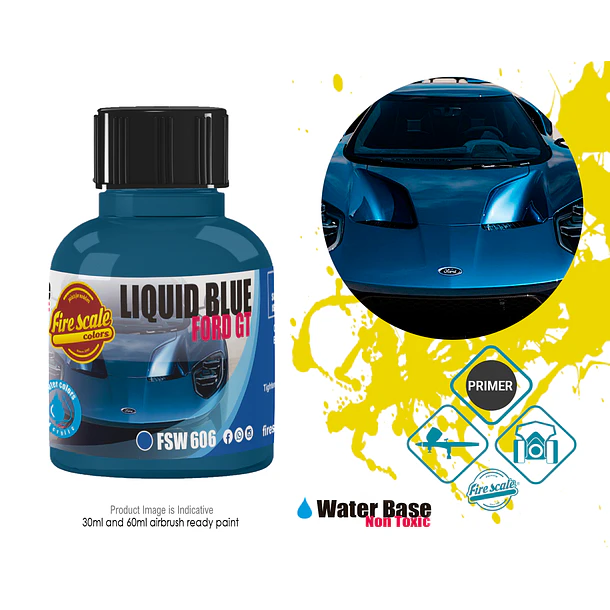 Liquid blue Ford GT
