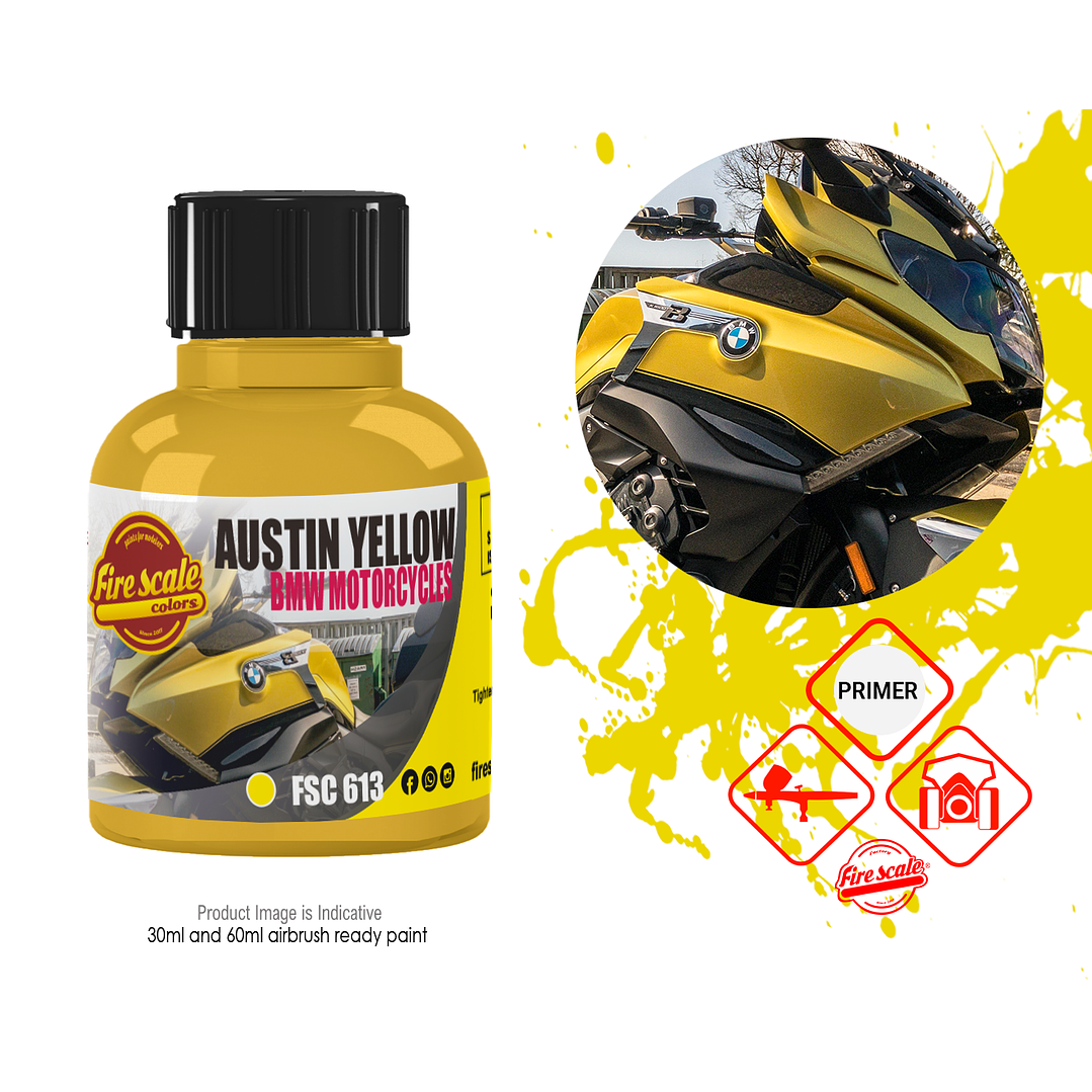 Austin Yellow BMW Motorcycles