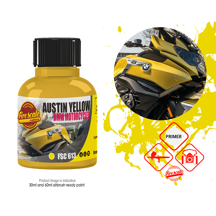 Austin Yellow BMW Motorcycles