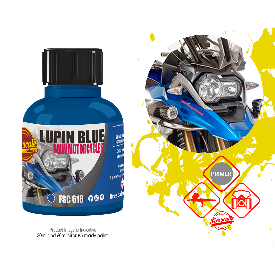 Lupin Blue BMW Motorcycles