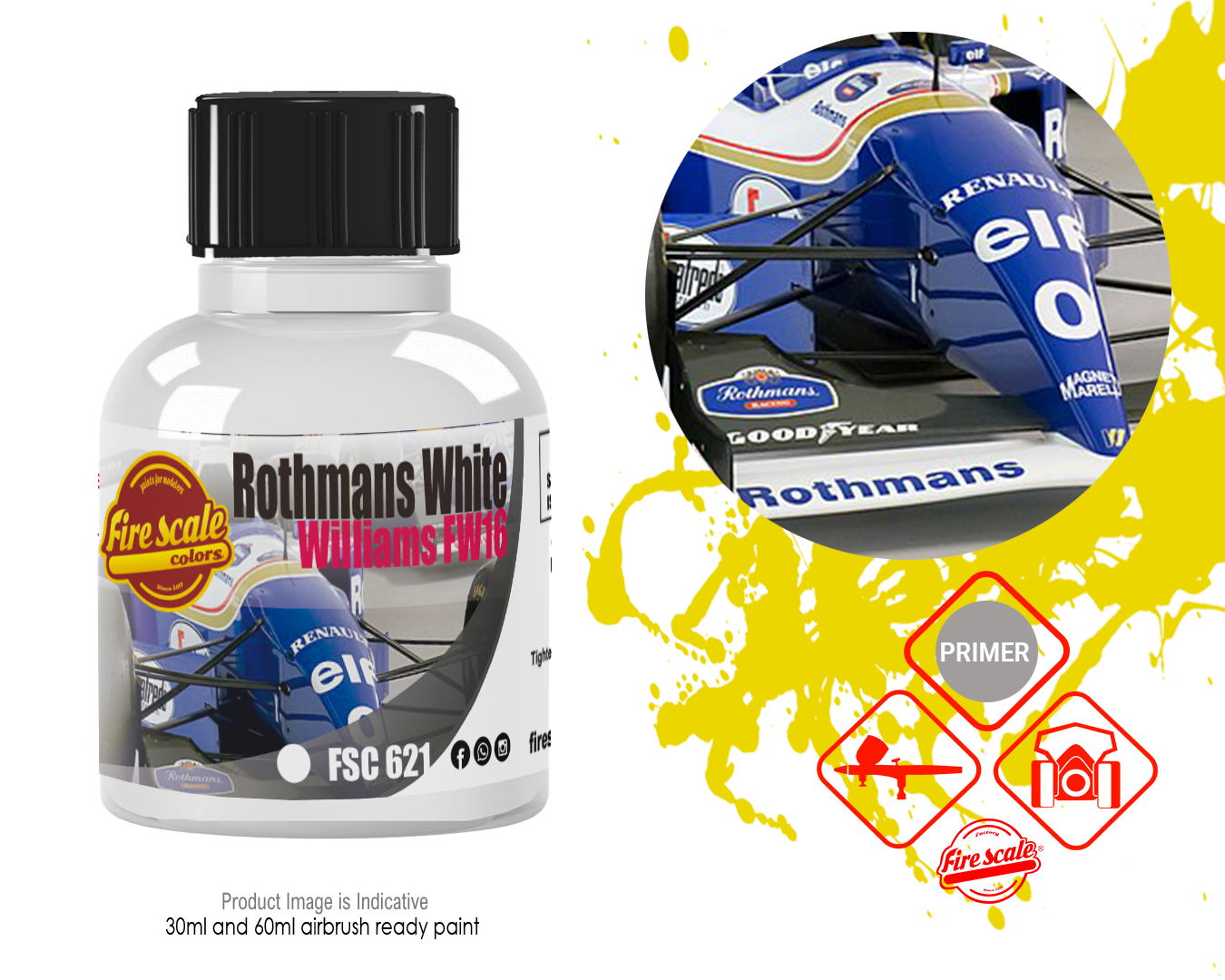 Williams FW16 Rothmans White