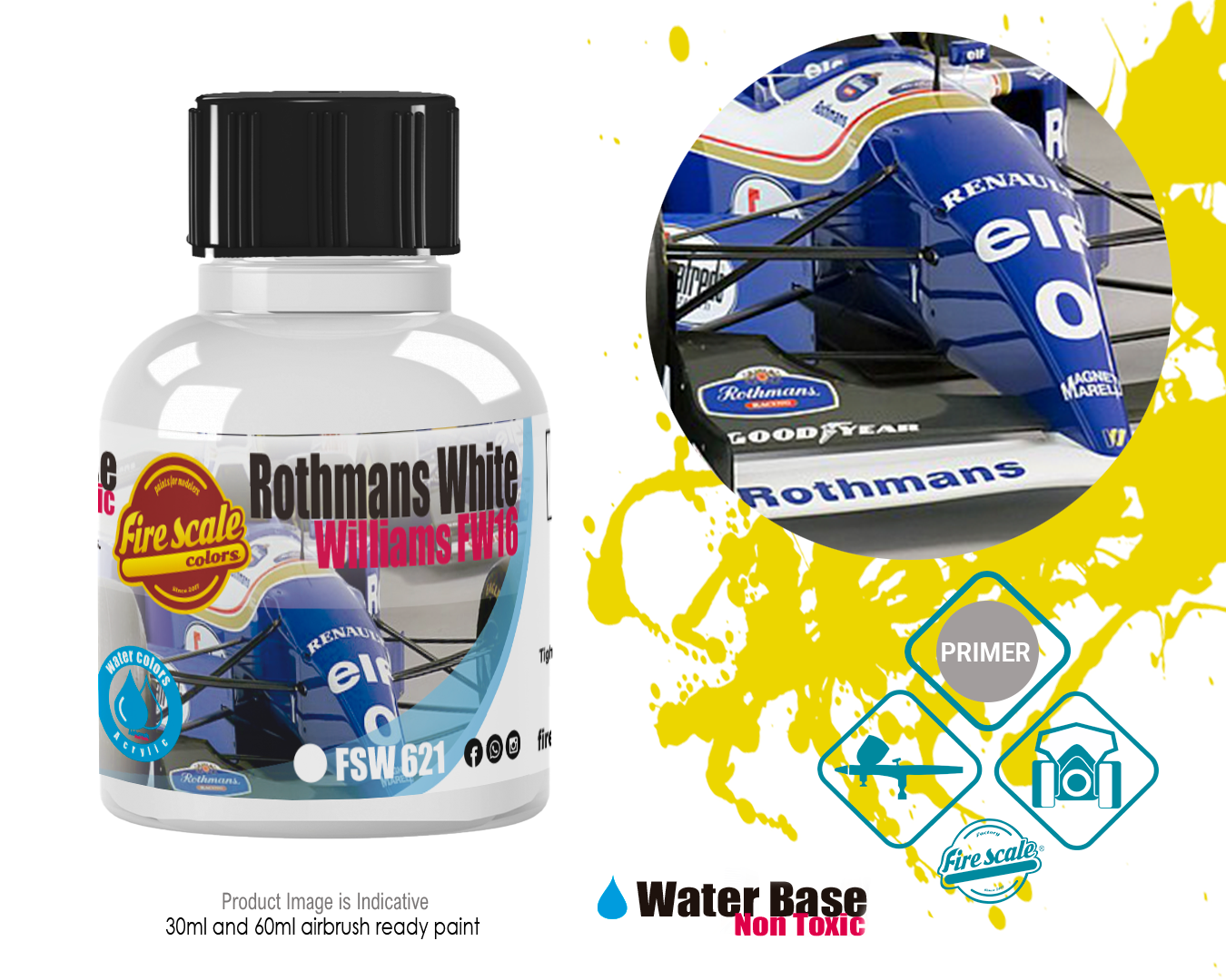 Williams FW16 Rothmans White