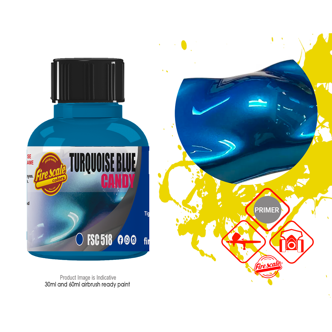 Turquoise Blue Candy