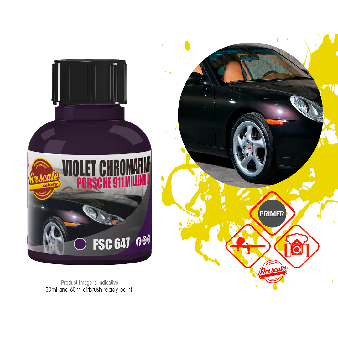 Violet Chromaflair Porsche 911 Millennium