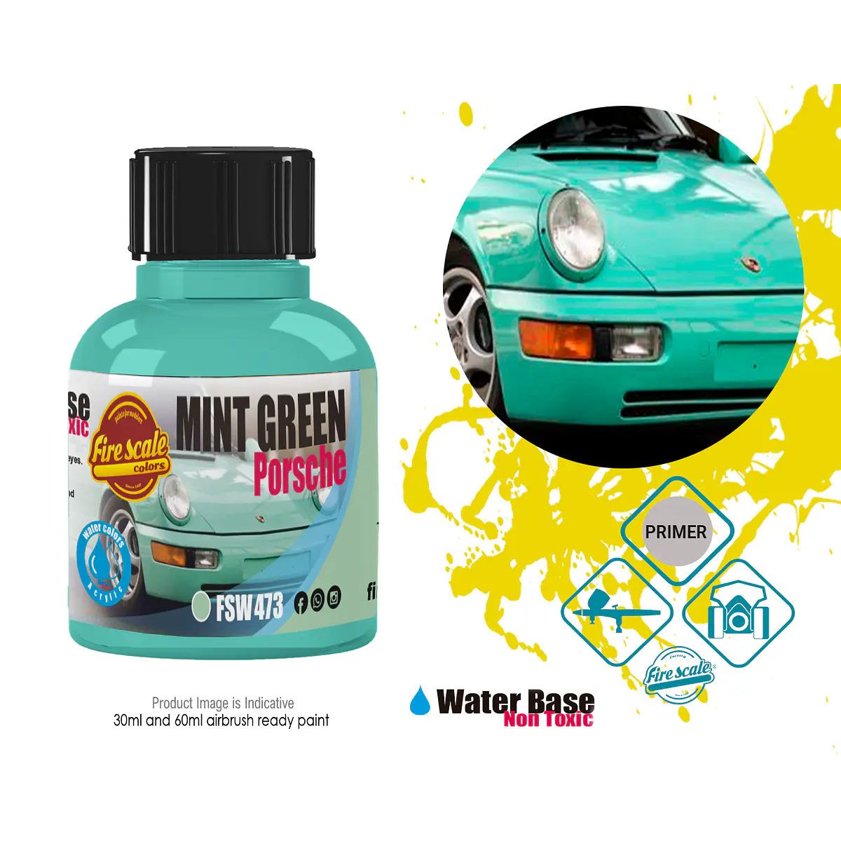Mint Green Porsche