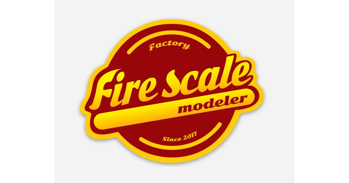Sticker Logo Fire Scale