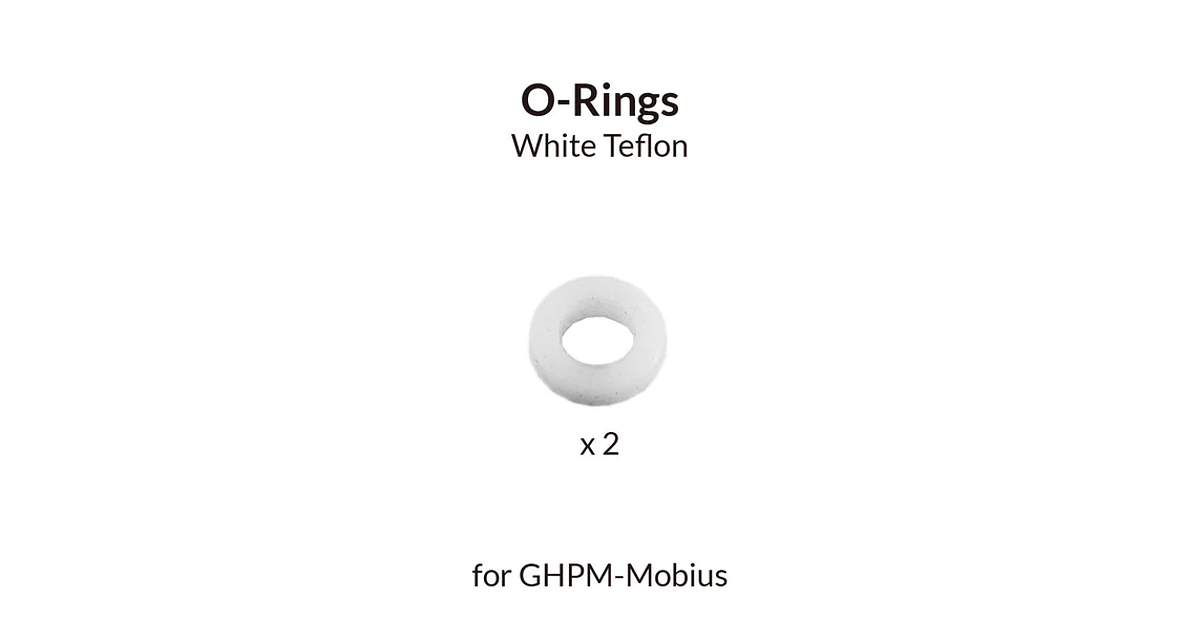 Airbrush White O-Rings only for Premium Mobius