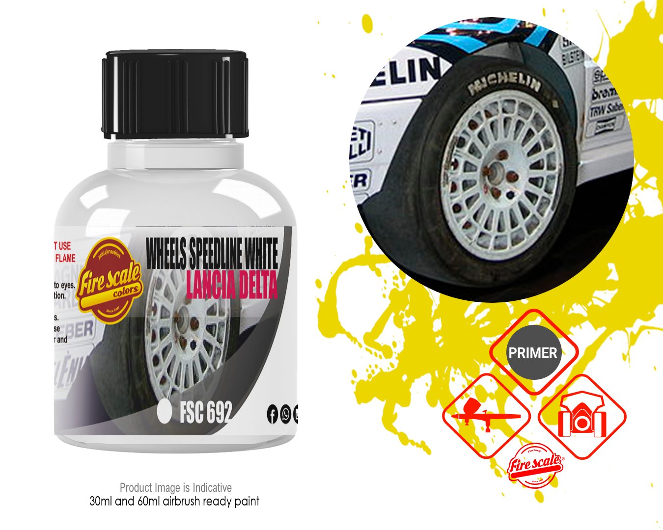 Wheels Speedline White Lancia Delta