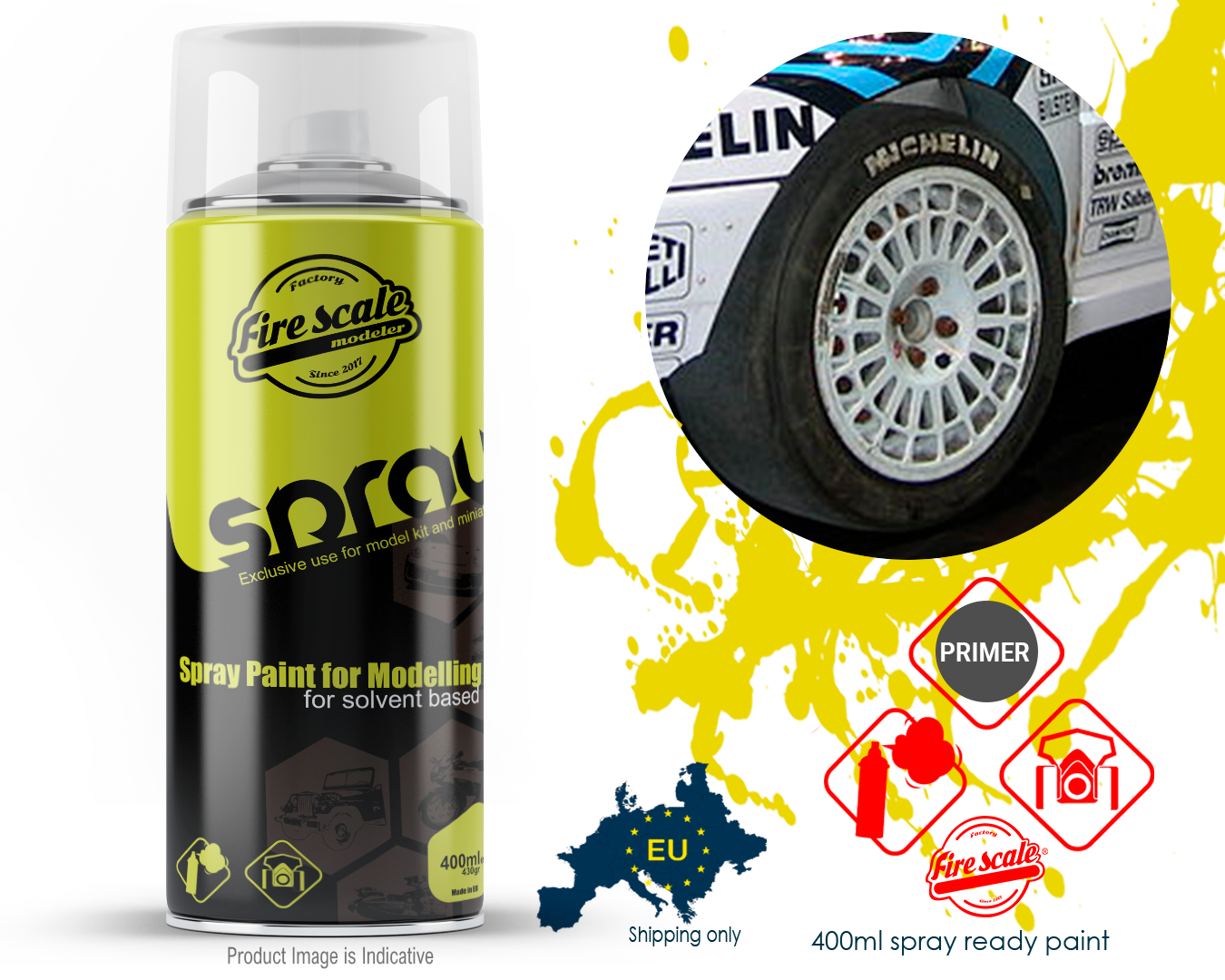 Wheels Speedline White Lancia Delta 400ml