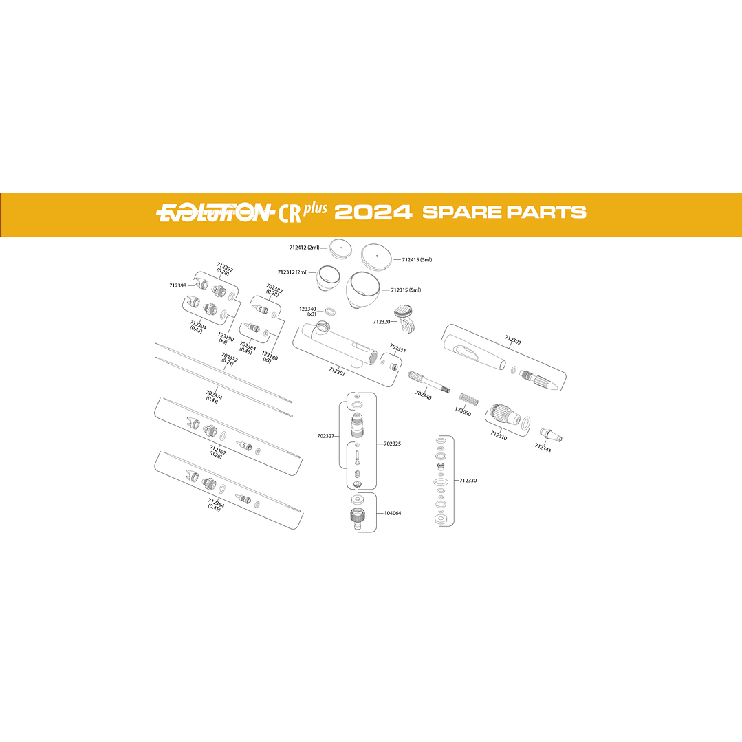 Nozzle 0.28mm EVOLUTION CR plus 2024
