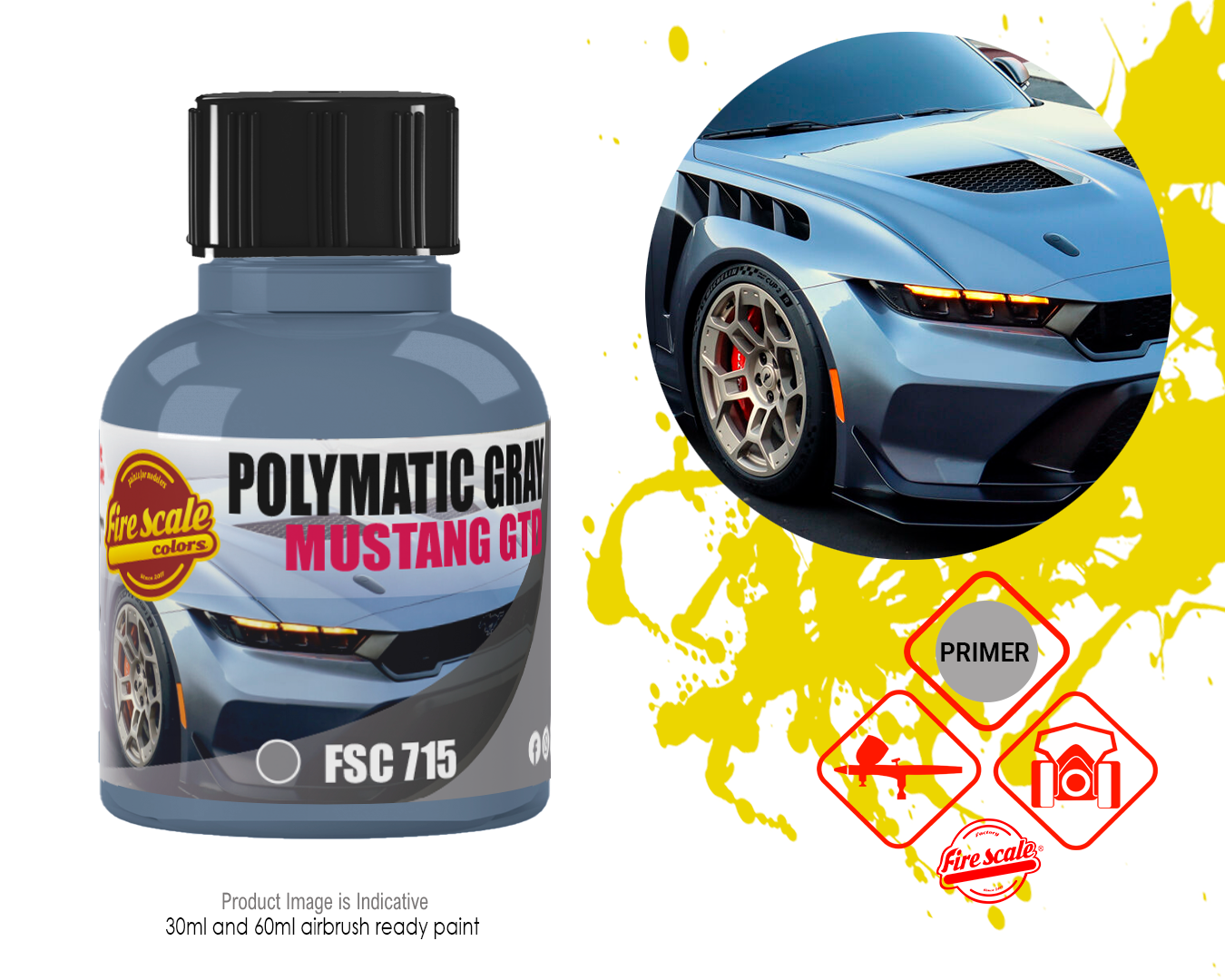 Polymimetic Gray Mustang GTD