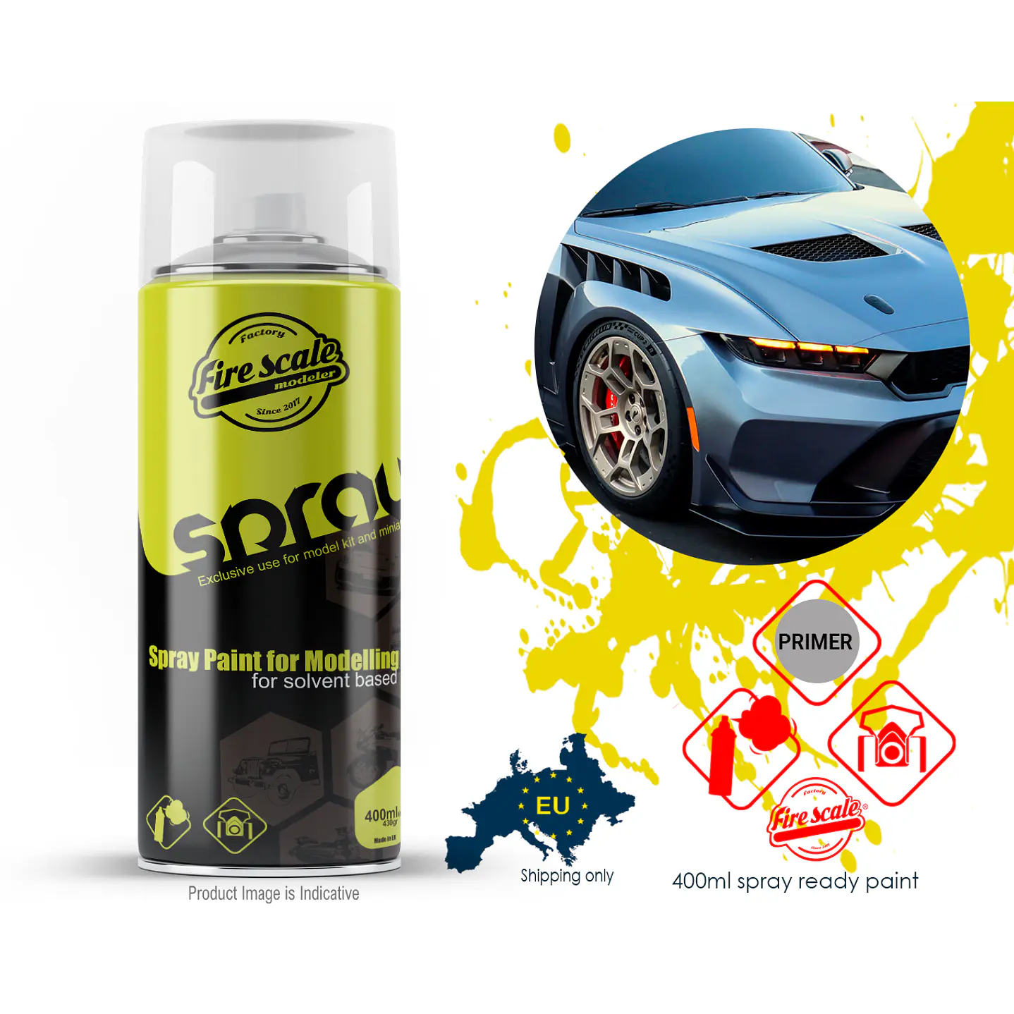 Polymimetic Gray Mustang GTD 400ml