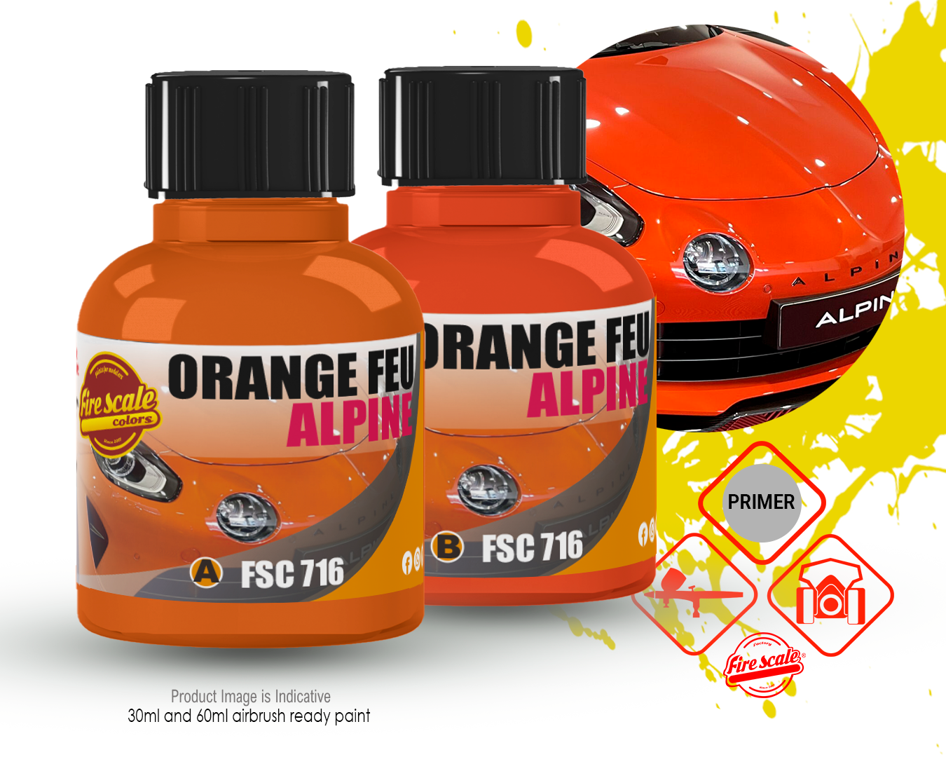 Alpine Orange Feu