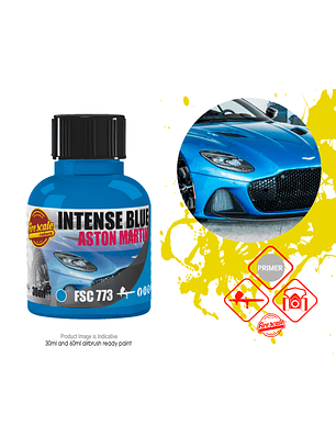 Intense Blue Aston Martin