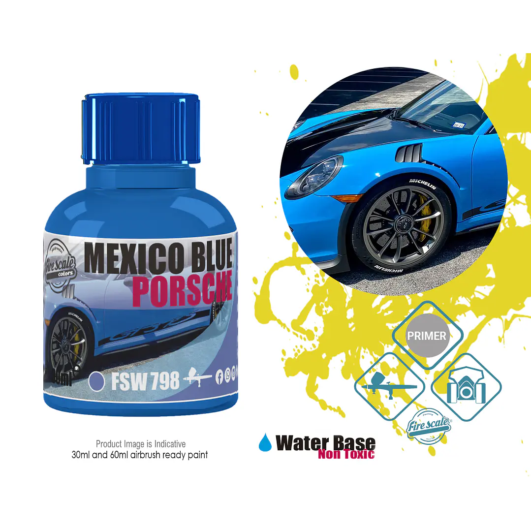 Mexico Blue Porsche
