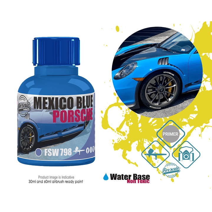 Mexico Blue Porsche