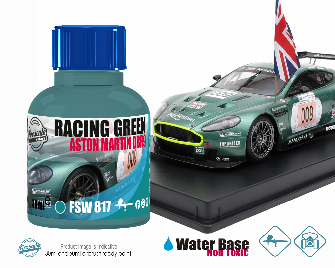 RACING GREEN ASTON MARTIN DBR9