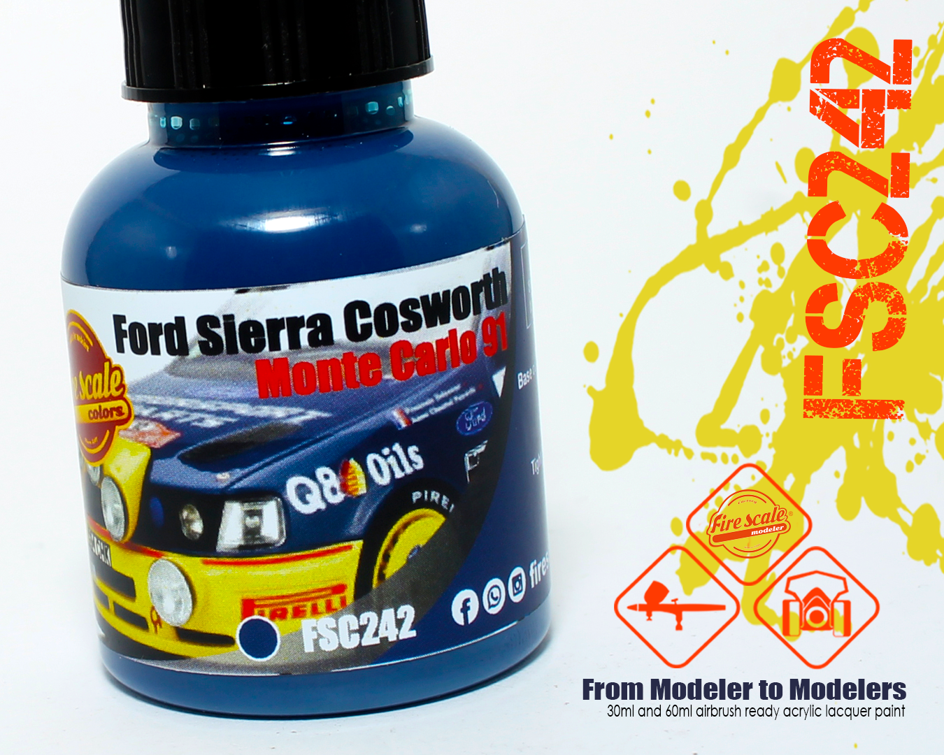 Ford Sierra Cosworth 4x4 Monte Carlo 91 [Decals color]