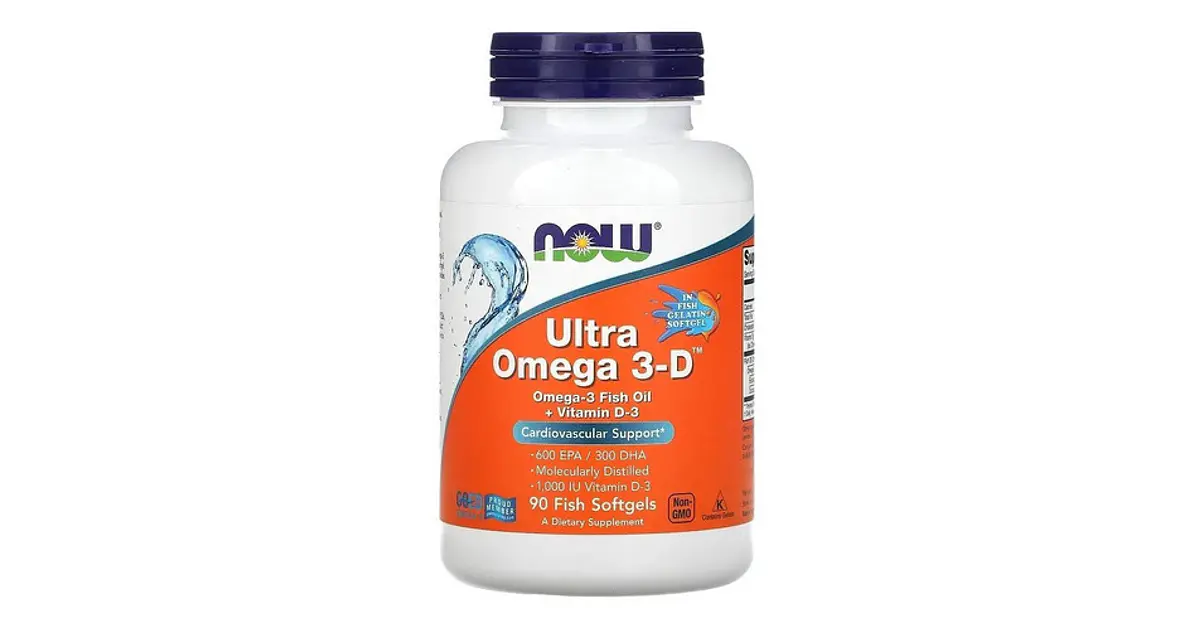 Now Foods Ultra Omega 3-d 90 Cápsulas Blandas De Pescado ...