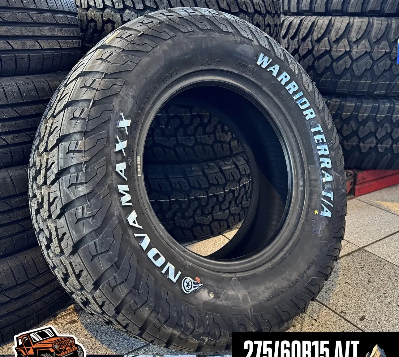 Neumático 275/60R15 Novamax Warrior A/T | Chile.