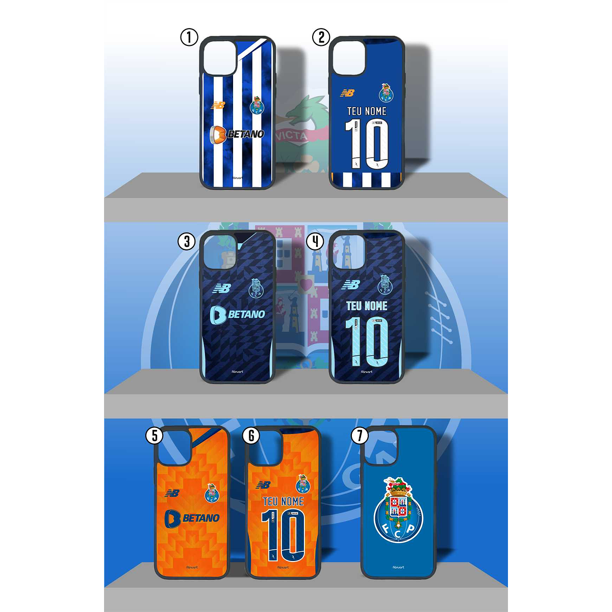 Capas de Telemóvel F.C.Porto Personalizadas 24/25
