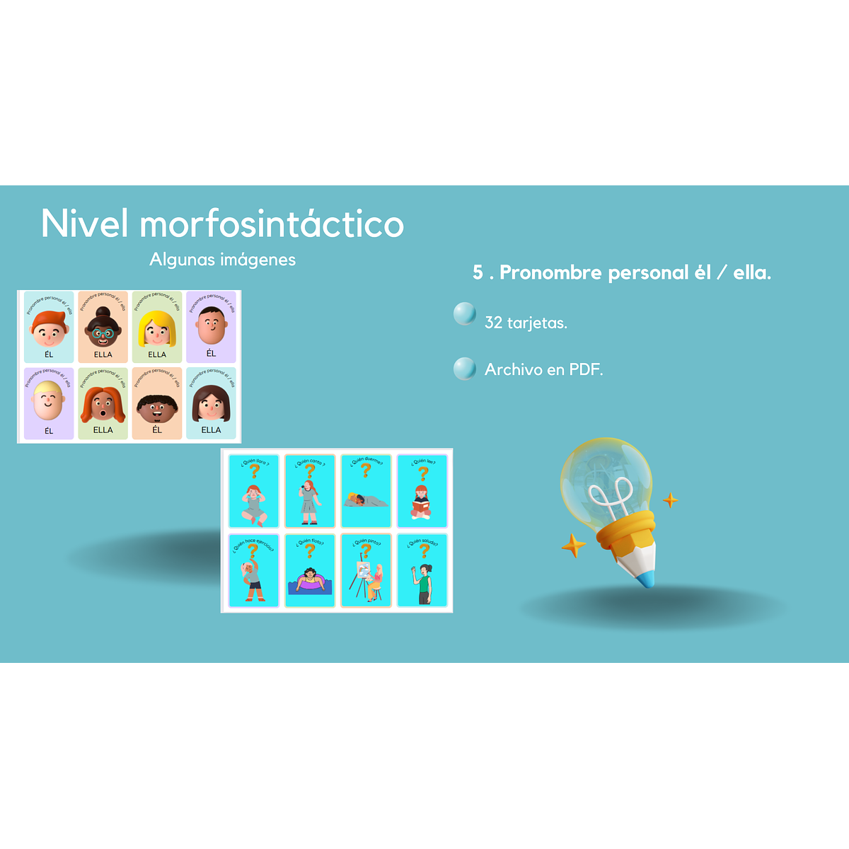 Pronombre personal él/ ella