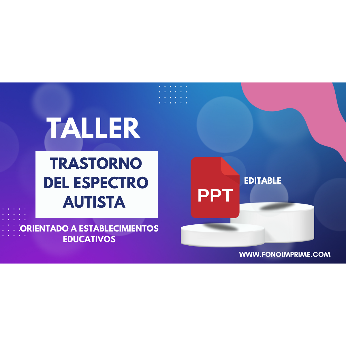 Taller sobre TEA para Establecimientos Educativos – Formato