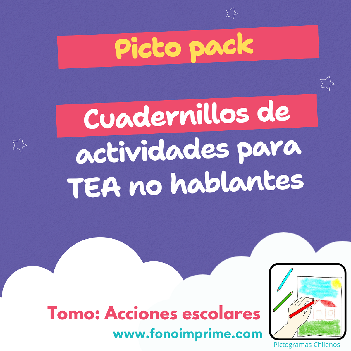 PICTO Pack : Actividades para TEA no hablantes -Tomo accione