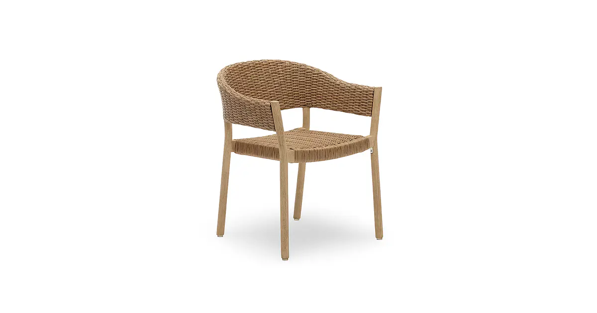 Silla Calina – Madera Huayruro y Ratán Sintético