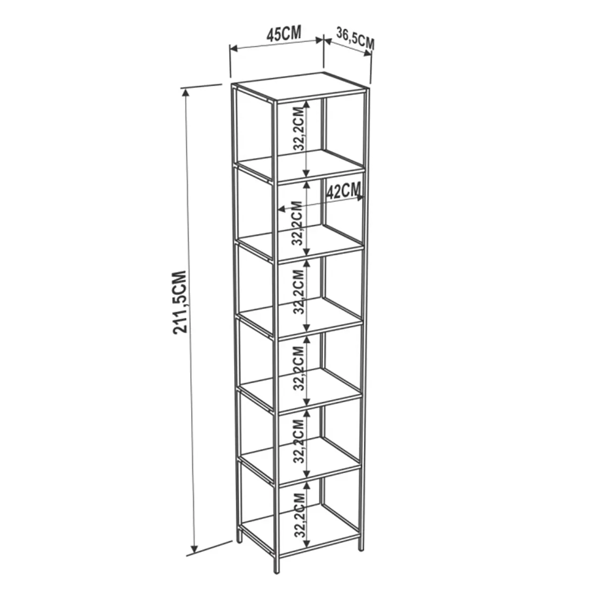 Estante Steel Quadra 27808