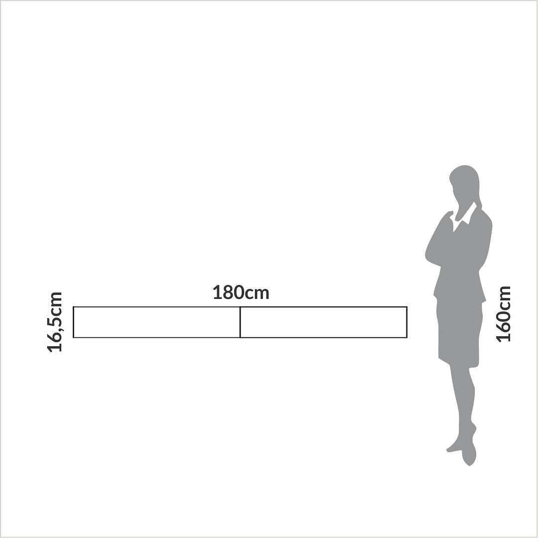 Rack Aereo 1.8 Tb195 Castaño Off White
