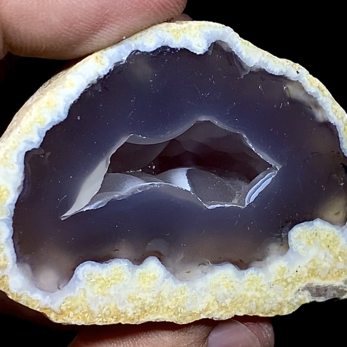 Geoda Natural de Ágata cristal #12