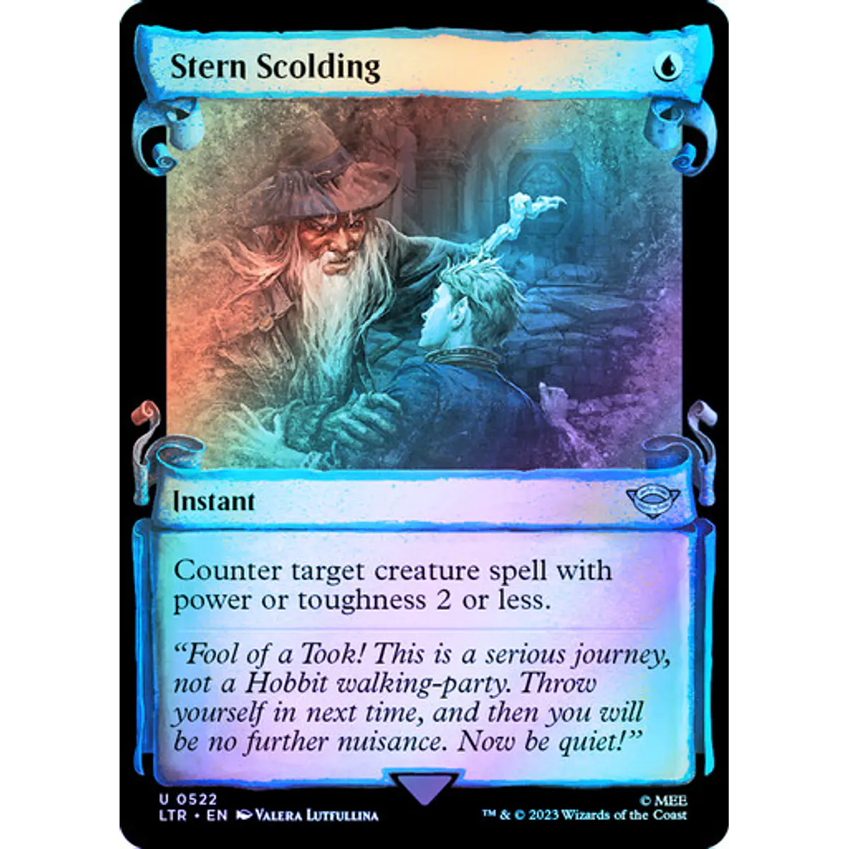 Stern Scolding (0522 - Scroll Showcase) - The Lord of the Ri